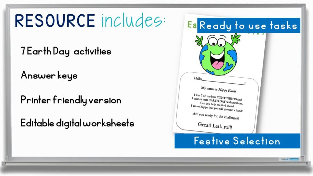 Earth Day Escape Room - Continents Scavenger Hunt Activities | Made By ...