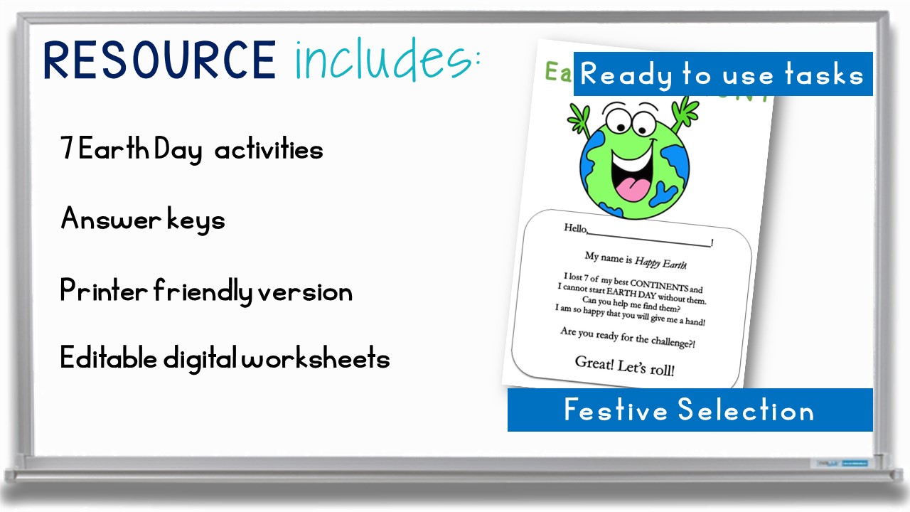 Earth Day Escape Room - Continents Scavenger Hunt Activities | Made By ...