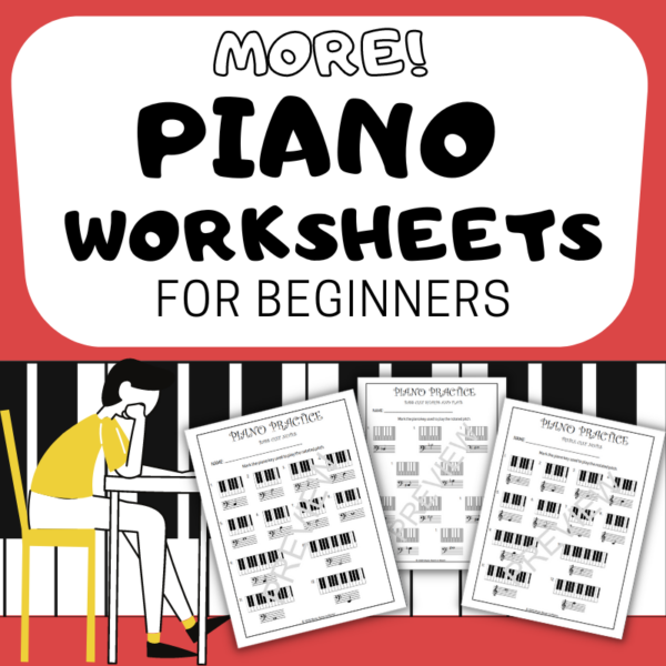MORE Piano Worksheets for Beginners | Made By Teachers
