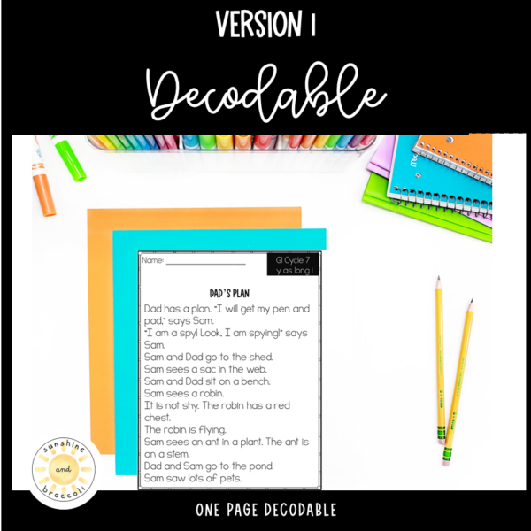 Skills Block Decodables | First Grade | One Page Passages | Made By ...