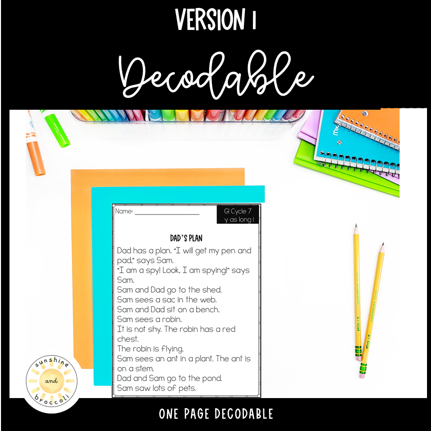 Skills Block Decodables | First Grade | One Page Passages | Made By ...