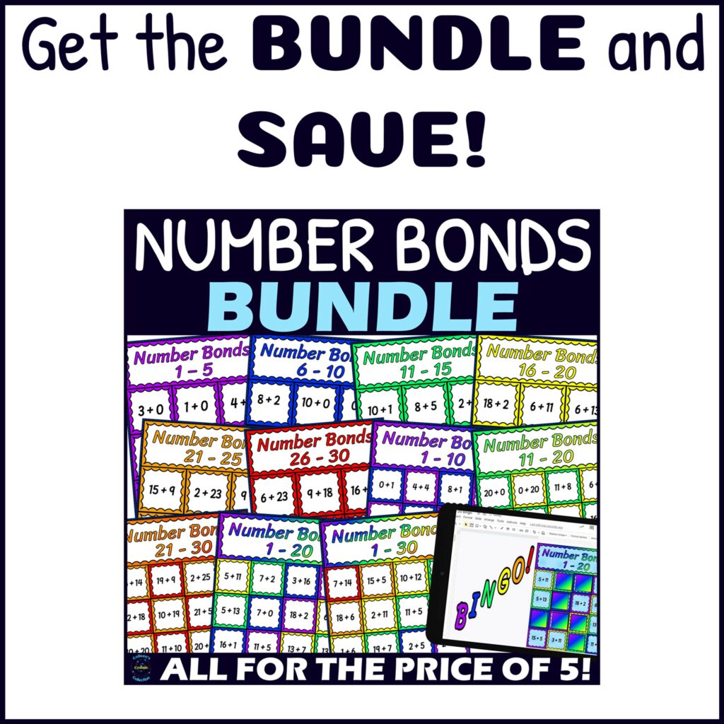 Number Bonds Activity | Bingo Game | Numbers 1-10 | Made By Teachers