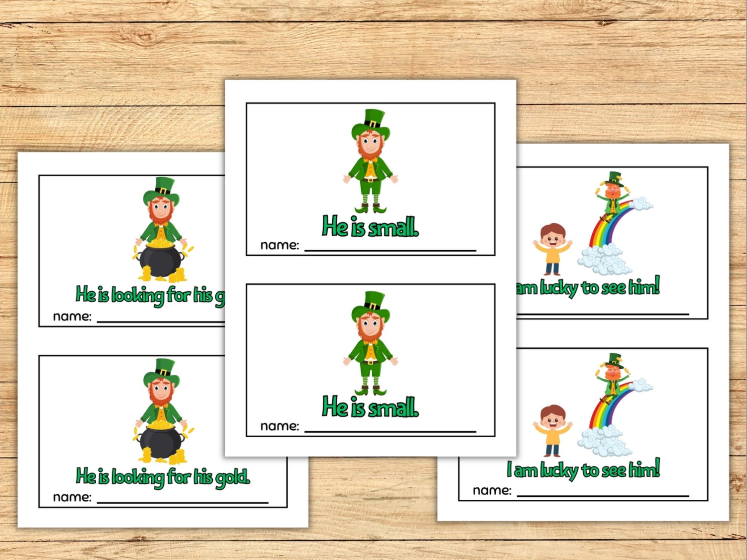 Lucky Leprechaun: St. Patrick's Day Emergent Reader for Preschool and ...