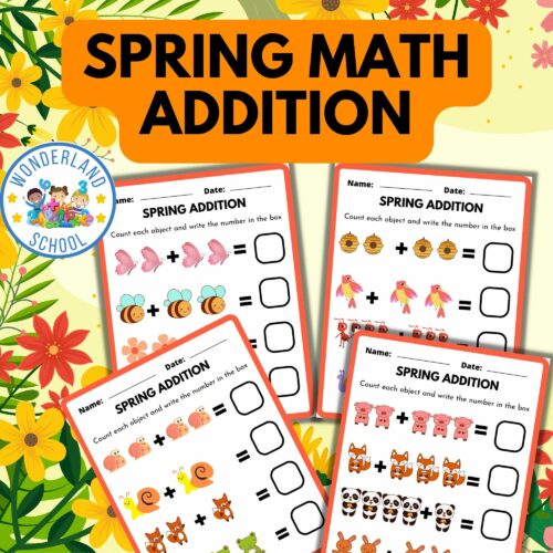 Spring Math Addition, Spring Math Activities, Preschool Math Centers ...