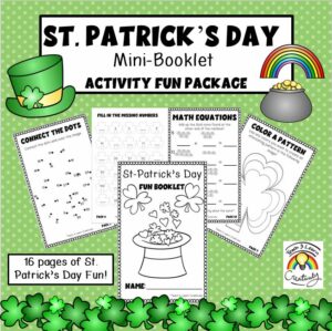 St Patrick's Day Mini Booklet Activity Fun Booklet Package | Made By ...