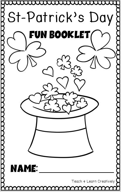 St Patrick's Day Mini Booklet Activity Fun Booklet Package | Made By ...