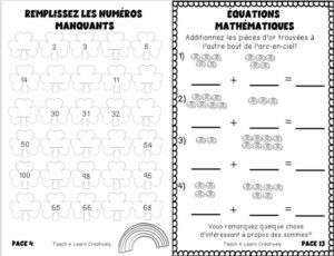 Mini livret amusant de la Fête de la Saint-Patrick FRENCH | Made By ...