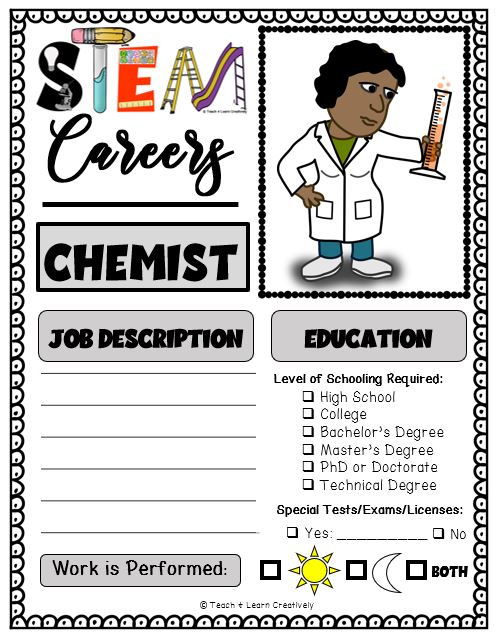 STEM Careers Research Project Early Finishers | Made By Teachers