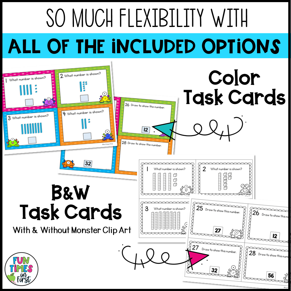 Place Value to 120 Math Task Cards plus Google Slides | Made By Teachers