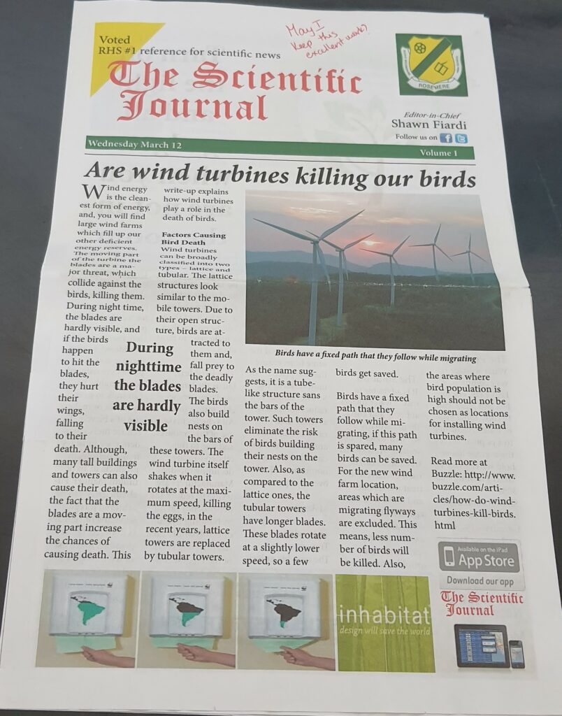 Earth Day Activity Environmental Newspaper Project | Made By Teachers