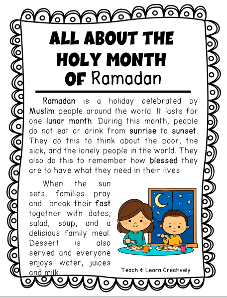 Ramadan and Eid Lesson Activity Wall Posters and More | Made By Teachers