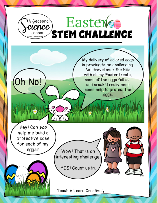 Easter Egg Science STEAM Lesson and Challenge Activity | Made By Teachers
