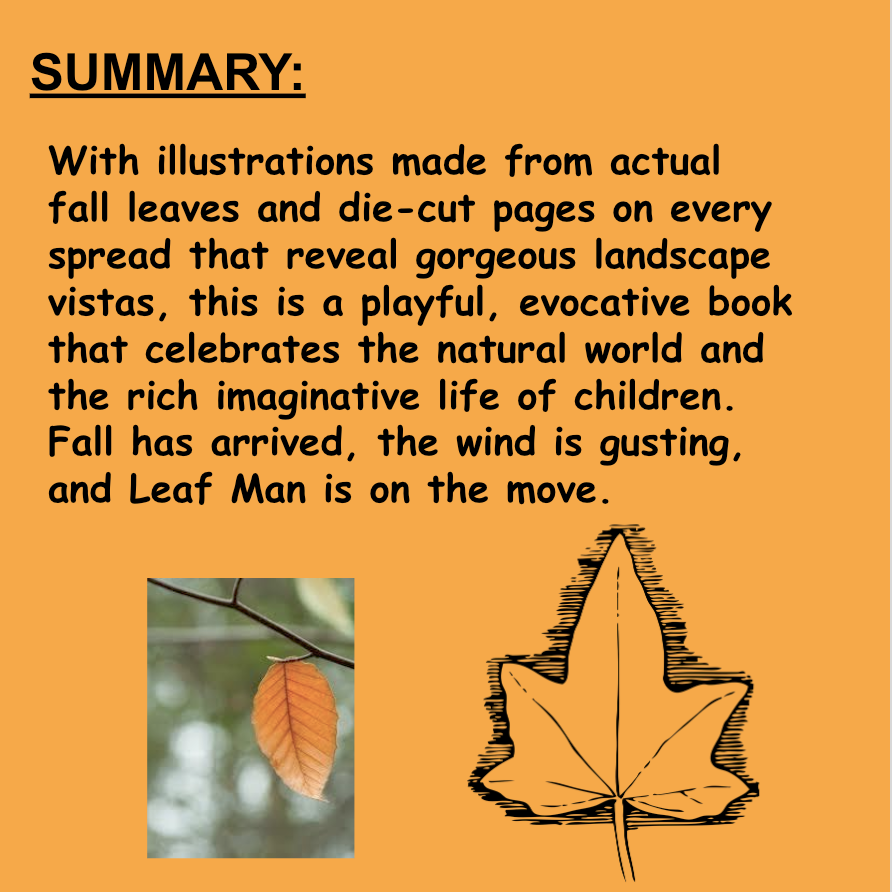 Leaf Man by Lois Ehlert Activity Guide | Made By Teachers