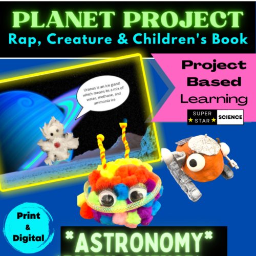 FUN STEM Project Planet Research and Creativity Activity NGSS Astronomy ...