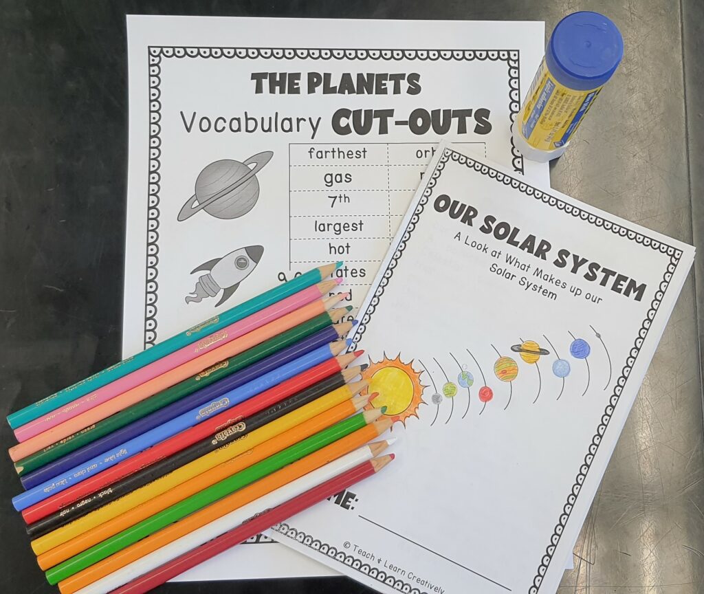 The Planets and Solar System Mini Booklet Activity and Presentation ...