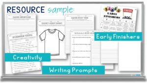 March Emergency Sub Plans Middle School ELA Activities and Worksheets ...