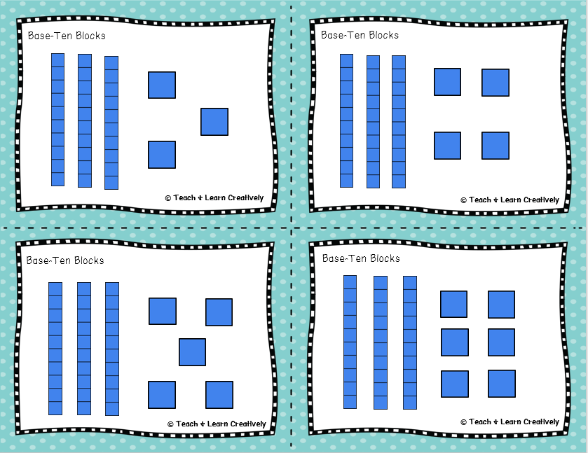 Number Fluency Flash Cards, Task Cards with 100s Chart | Made By Teachers