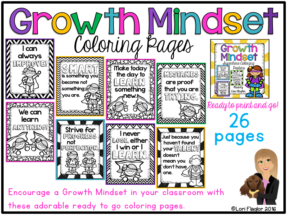 Growth Mindset Superhero Coloring Pages | Made By Teachers