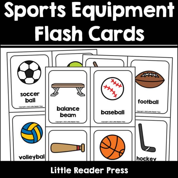 12 Sports Equipment Flash Cards | Made By Teachers
