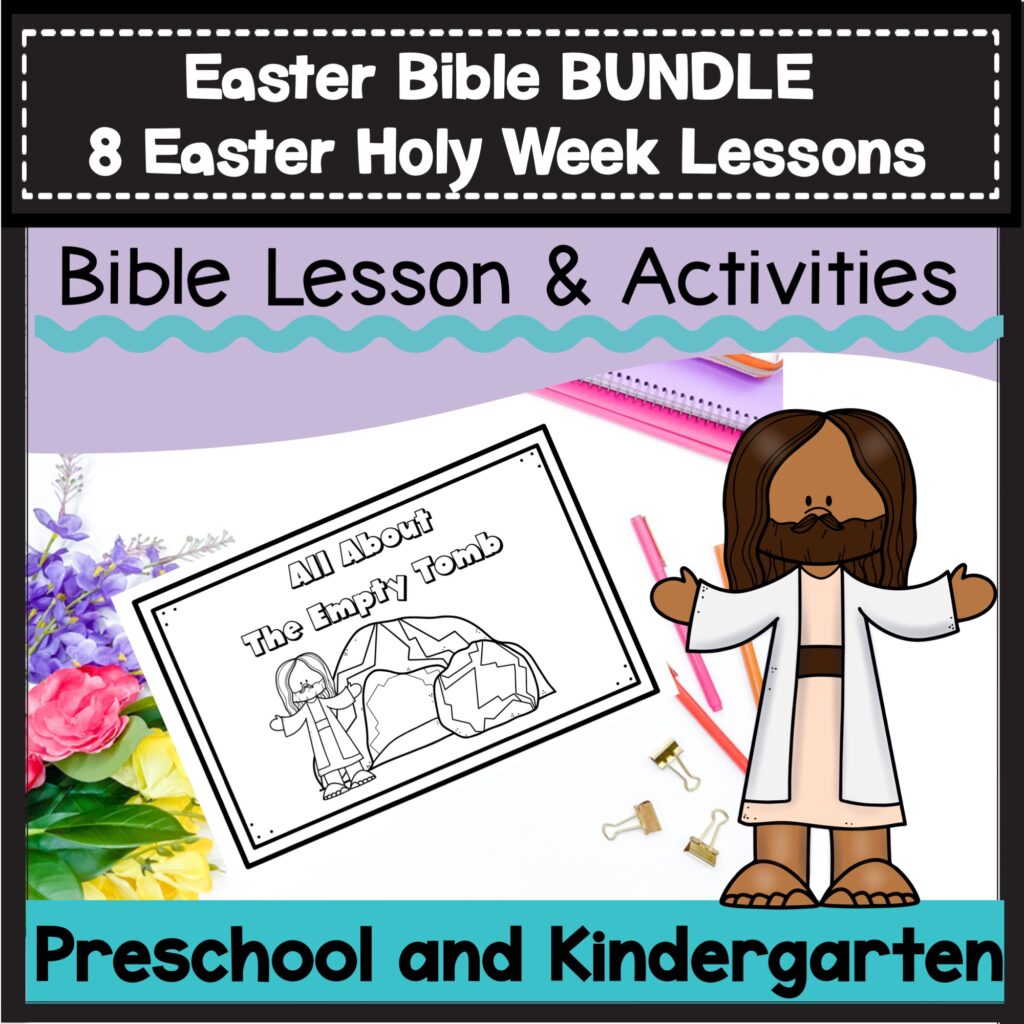 Easter Bible Lessons and Activities BUNDLE Preschool Kindergarten ...