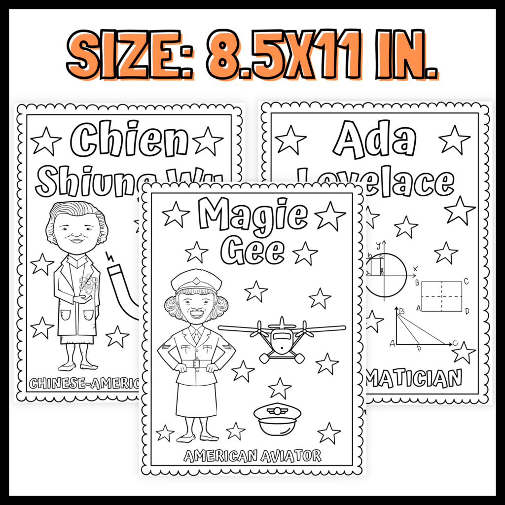 Women’s history Month Coloring Pages | Women’s history Month Coloring ...