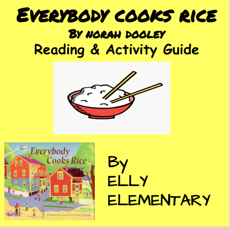 EVERYBODY COOKS RICE READING & ACTIVITY GUIDE | Made By Teachers