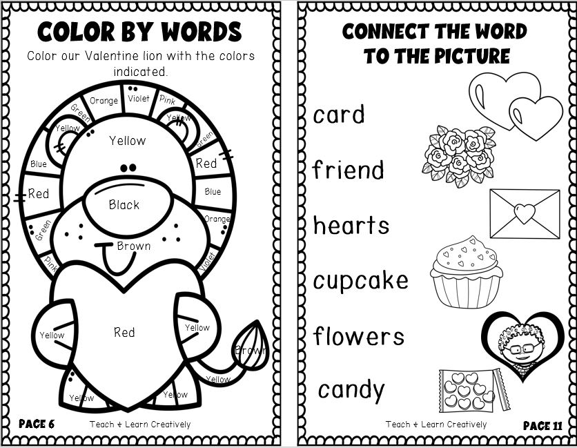 Valentine's Day Mini Booklet Fun Package | Made By Teachers