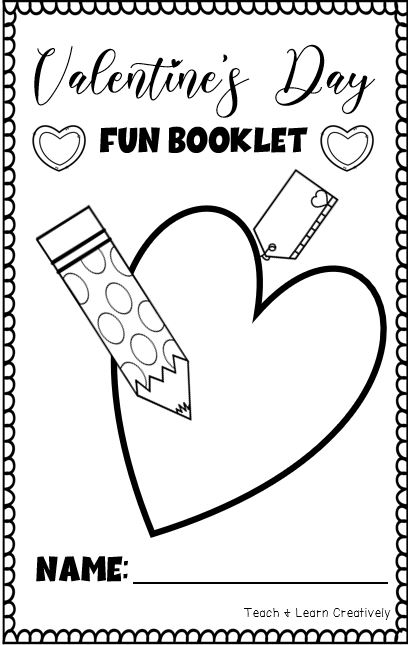 Valentine's Day Mini Booklet Fun Package | Made By Teachers