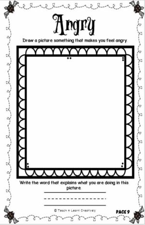 Halloween Activity Emotions Cut and Paste Mini Booklet | Made By Teachers