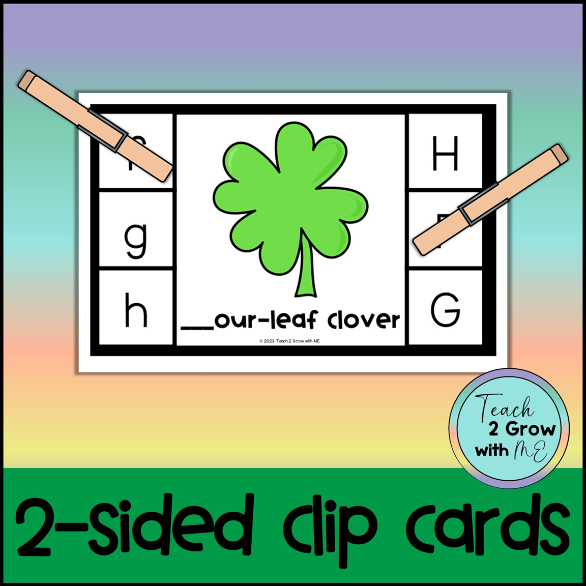 St. Patrick's Day Alphabet Letter Recognition and Beginning Sounds Clip ...