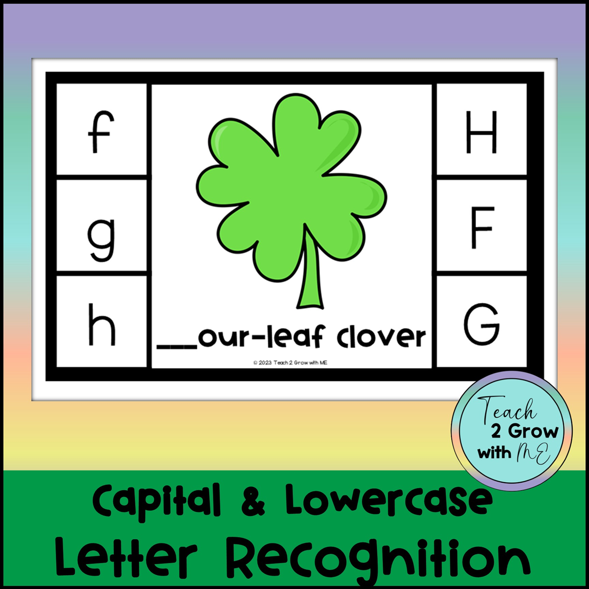 St. Patrick's Day Alphabet Letter Recognition and Beginning Sounds Clip ...