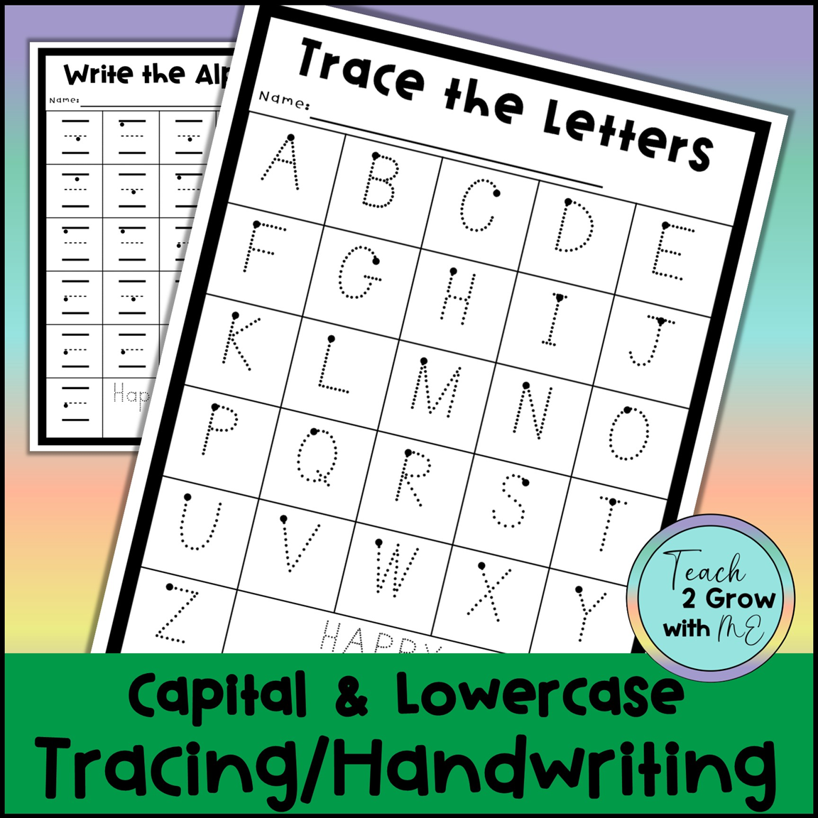 St. Patrick's Day Alphabet Letter Recognition and Beginning Sounds Clip ...