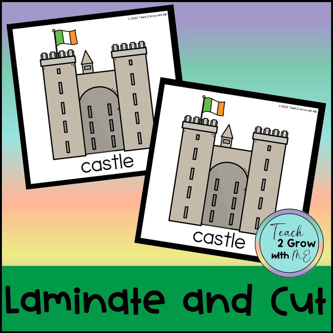 St. Patrick's Day A-Z Memory Match Large Floor Game for PreK-1st | Made ...