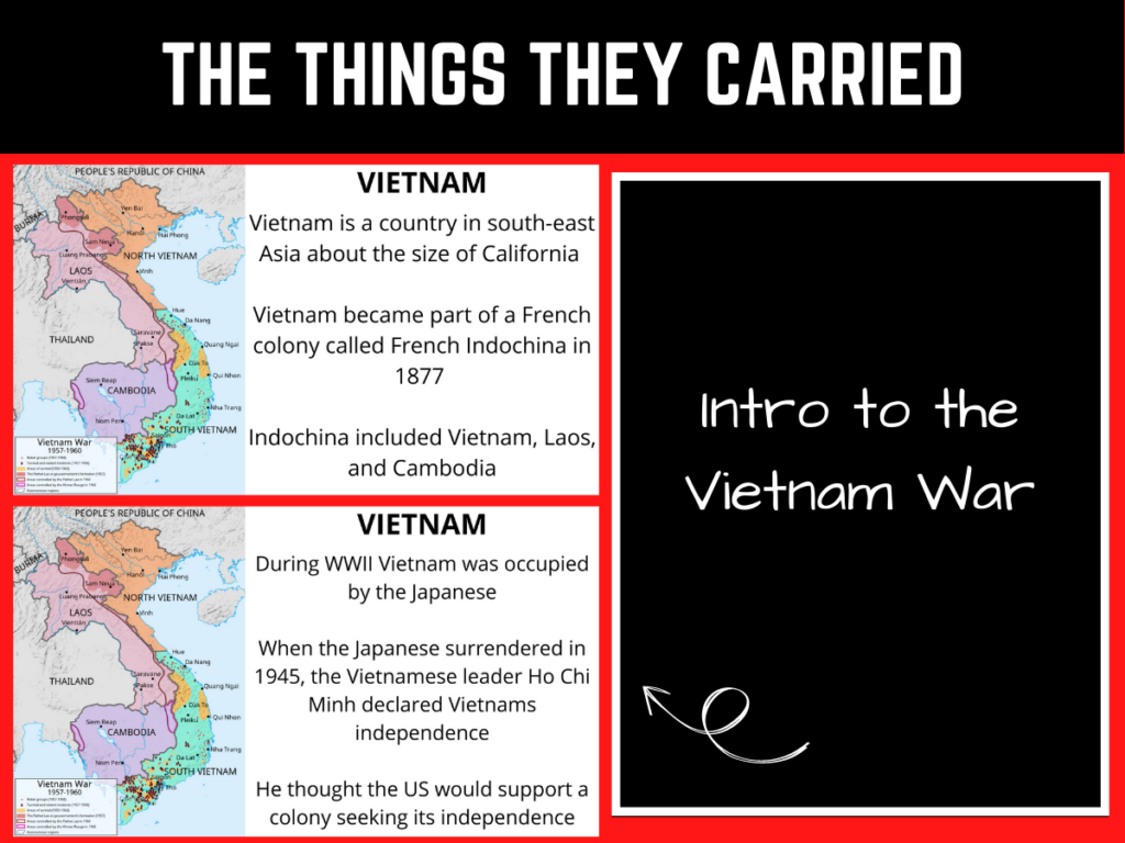 The Things They Carried | Made By Teachers