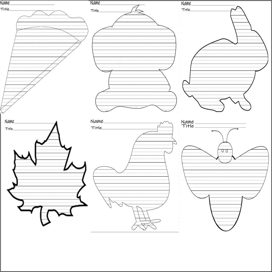 September Daily Journal 25 Writing Prompts Varied Theme Shaped Primary ...