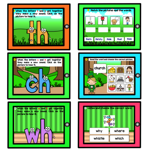 St. Patrick's Digraphs BOOM CARDS Bundle | Made By Teachers