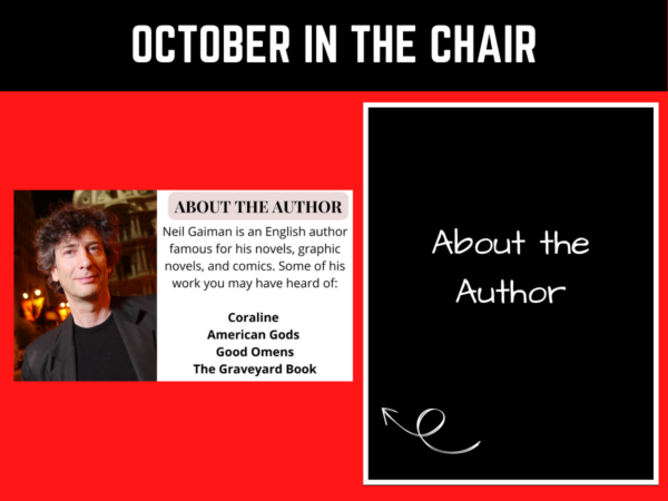 October in the Chair Neil Gaiman | High School ELA Short Story Lesson ...