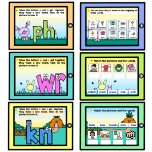 Easter Digraphs BOOM CARDS Bundle | Made By Teachers