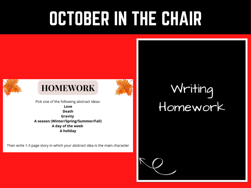 October in the Chair Neil Gaiman | High School ELA Short Story Lesson ...