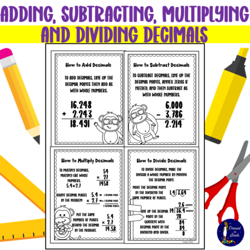 Adding, Subtracting, Multiplying, and Dividing Decimals | Made By Teachers