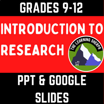 Introduction to Research | Intro to Research and Academic Sources | 9 ...