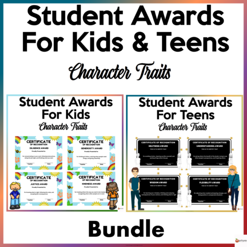 Student Awards Character Traits for Teens and Kids | Made By Teachers