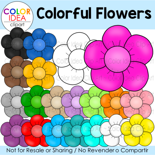 Colorful Flowers | Made By Teachers