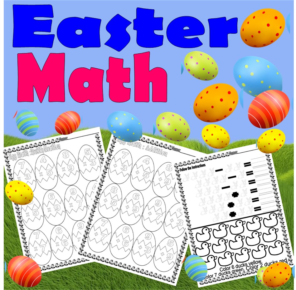 Easter Egg MATH Practice Worksheets | Made By Teachers