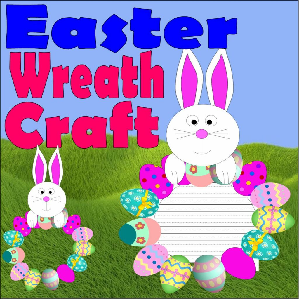 Easter Egg Shape Book Primary Handwriting Lines | Made By Teachers