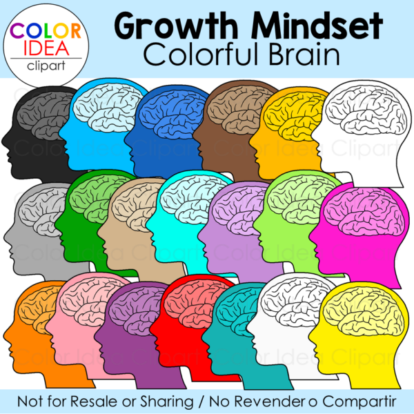 Growth Mindset - Colorful Brain | Made By Teachers