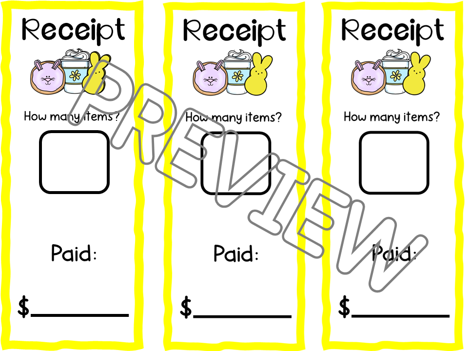 Bunny Cafe Dramatic Play Set Easter Pretend Play | Made By Teachers