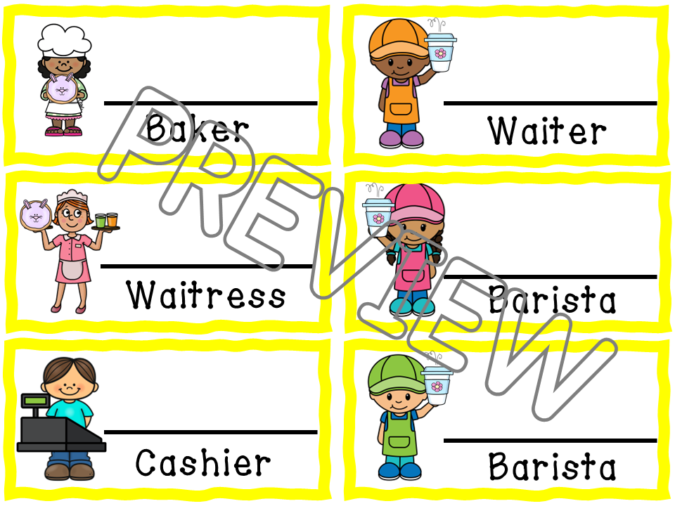 Bunny Cafe Dramatic Play Set Easter Pretend Play | Made By Teachers