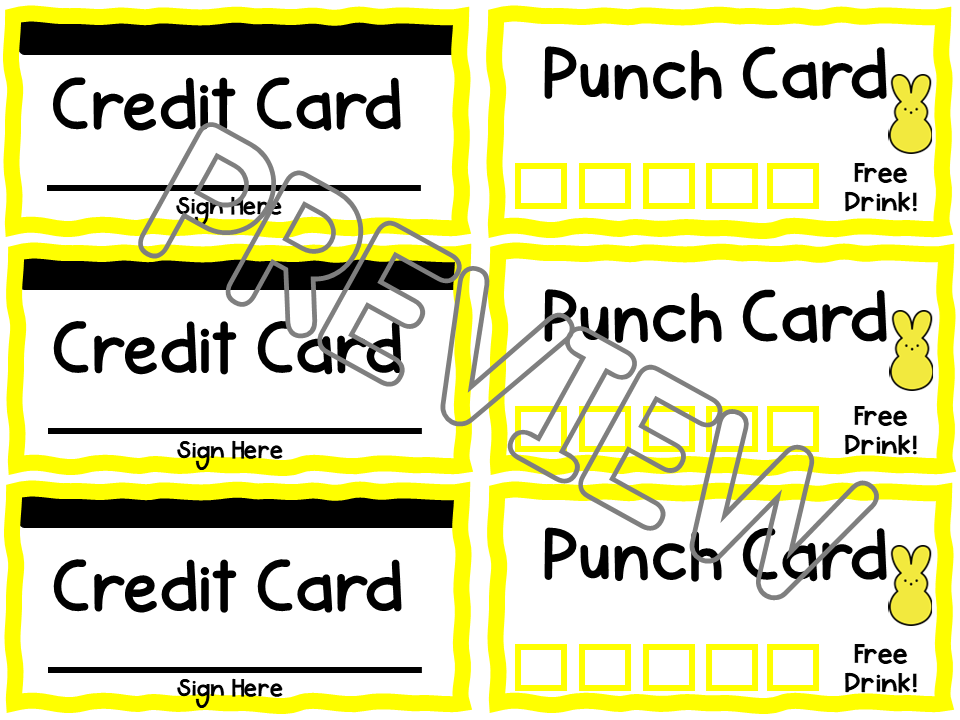 Bunny Cafe Dramatic Play Set Easter Pretend Play | Made By Teachers