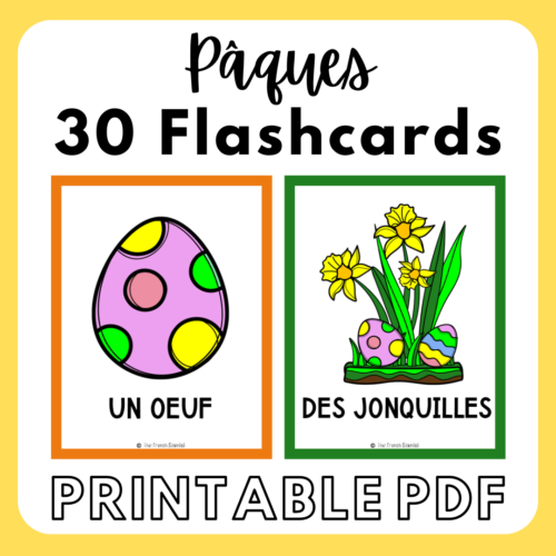 FRENCH Easter / Pâques - Posters/Flashcards/Classroom Décor [Printable ...